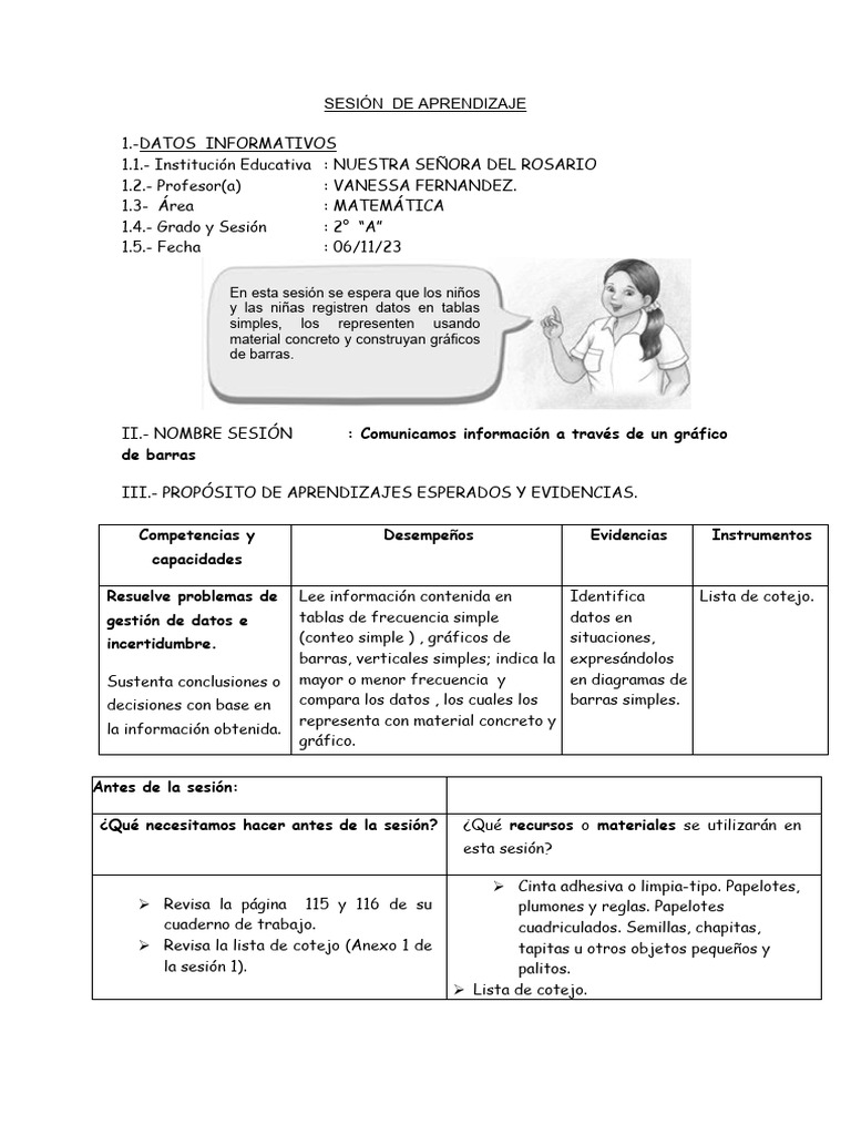 Sesion de Matematica Lunes 06 de Noviembre. | PDF | Metodología de encuesta Sesion de Matematica Lunes 06 de Noviembre. | PDF | Metodología de encuesta