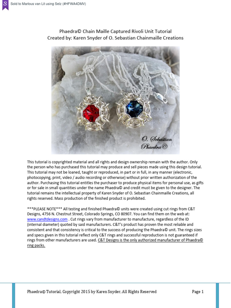 Phaedra© Tutorial 8 and 10 Only | PDF