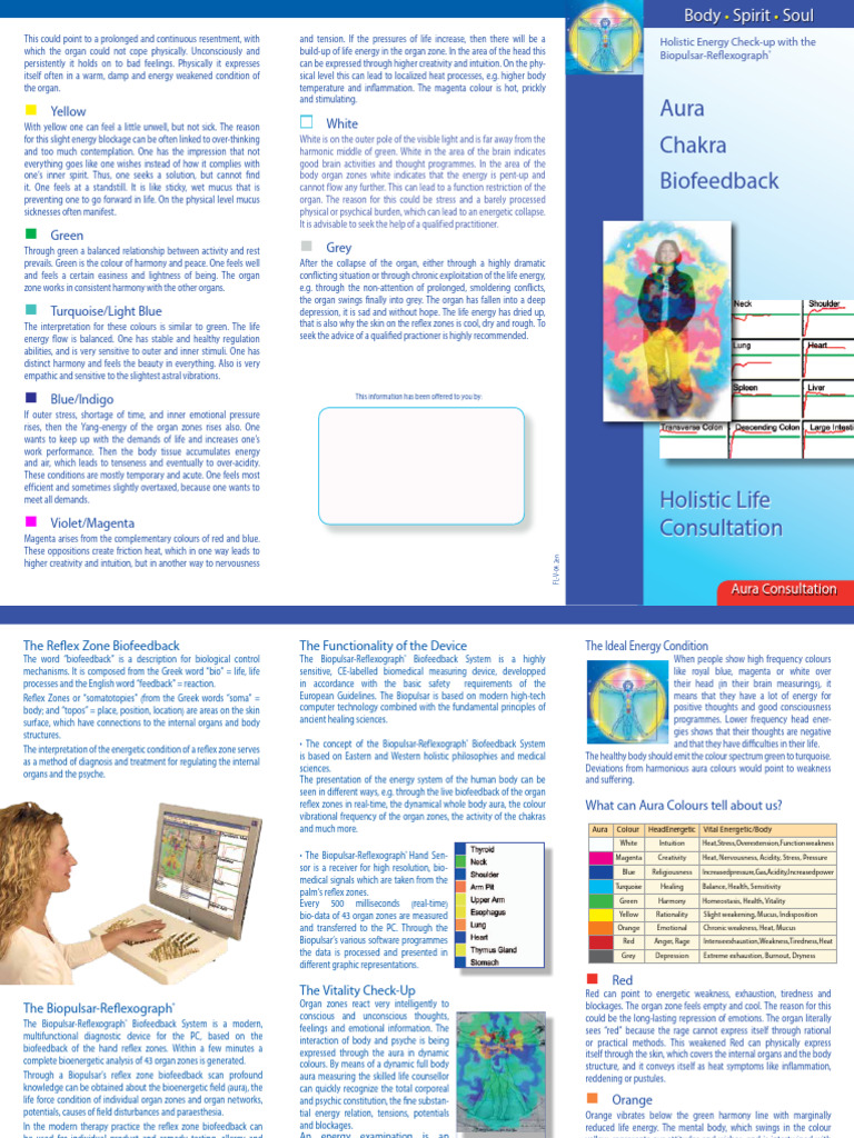 Biopulsar Color Explaination | PDF | Color | Aura (Paranormal)