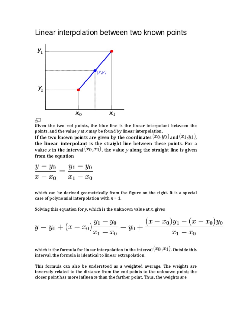 Notes On Interpolation | PDF | Interpolation | Numerical Analysis