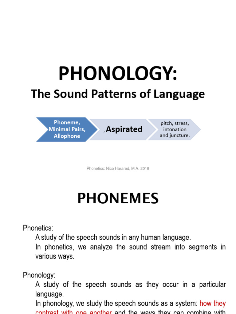 Meeting 4 Phonology Why It - S Important | PDF | Phoneme | Phonology