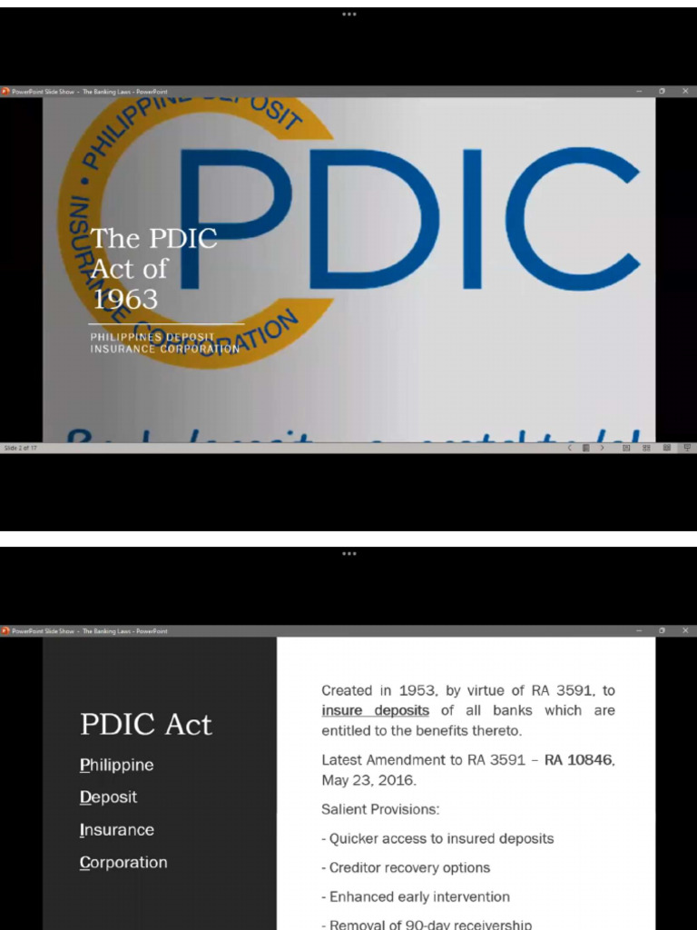 PDIC Law | PDF