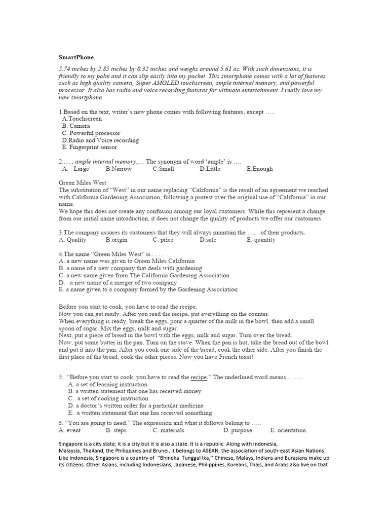 Descriptive Text Soal 11 | PDF | Jakarta | Indonesia