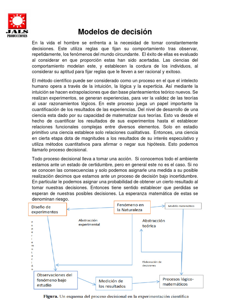 Modelos de Decisión | PDF | Teoría de juego | Eficiencia de Pareto