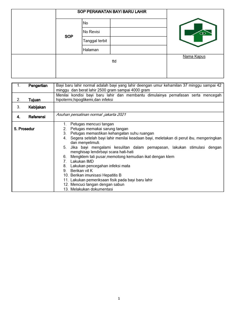 Contoh SOP Pelimpahan Wewenang | PDF | Kesehatan Holistik