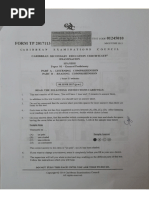 CSEC Spanish Past Papers 2005-2016 | PDF