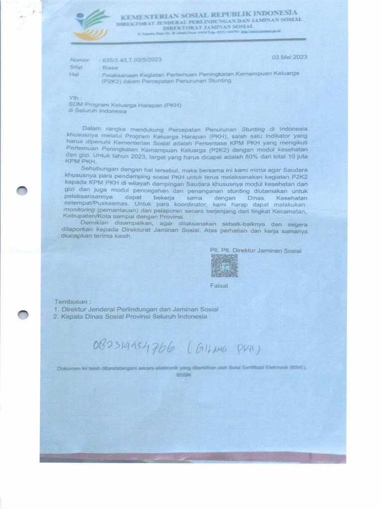 Penyuluhan Tentang Stunting Kolaborasi Dengan PKH | PDF