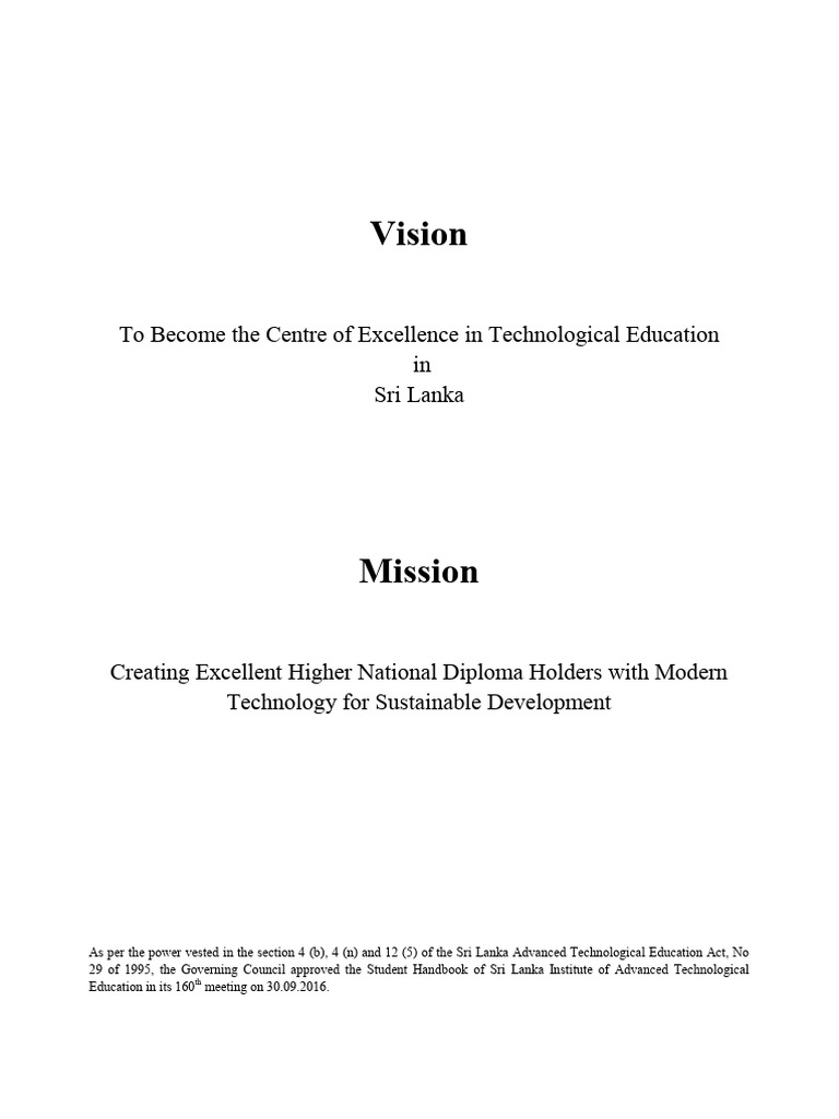 SLIATE Student Handbook Overview | PDF | Course Credit | Libraries