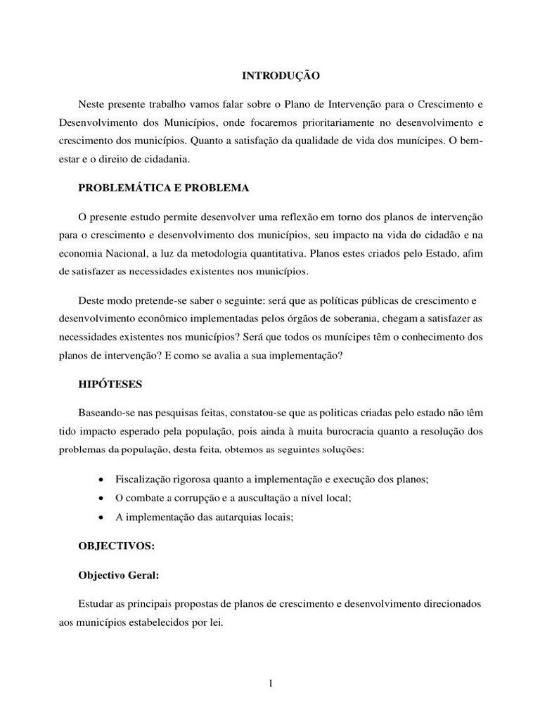 Modelo de Problemática e Problema | PDF
