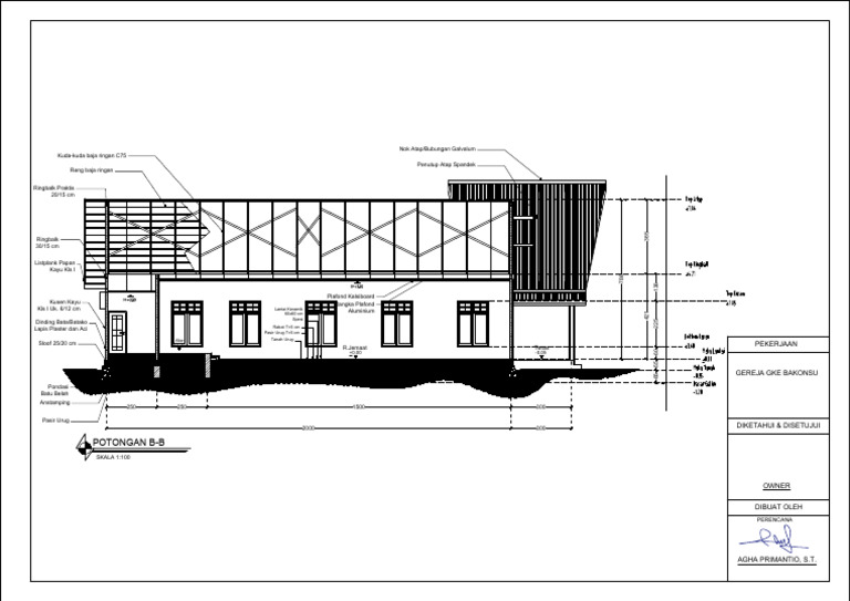 Potongan Membujur | PDF