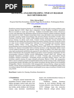 Analisis Framing Gamson dan Modigliani | PDF