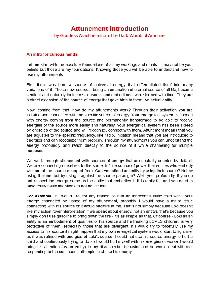 Attunement Introduction | PDF | Perception | Mind