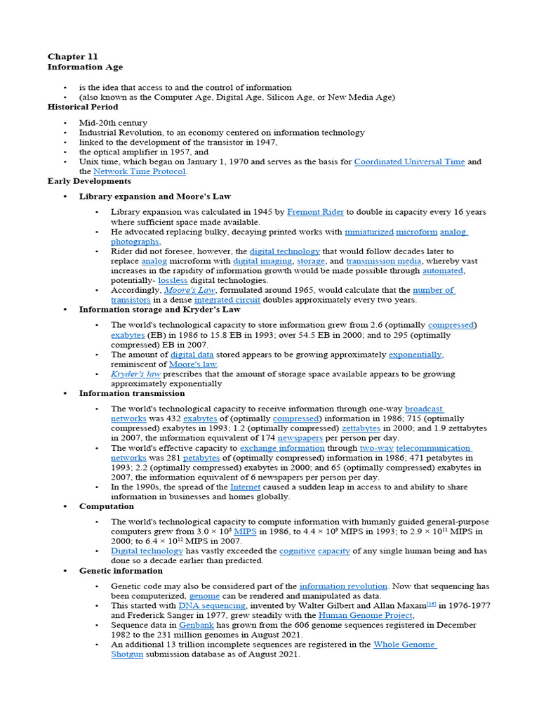 STS 10 Chapter 11 | PDF | Information Age | Transistor