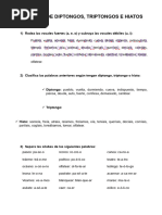 100 Ejemplos de Triptongo | PDF | Naturaleza