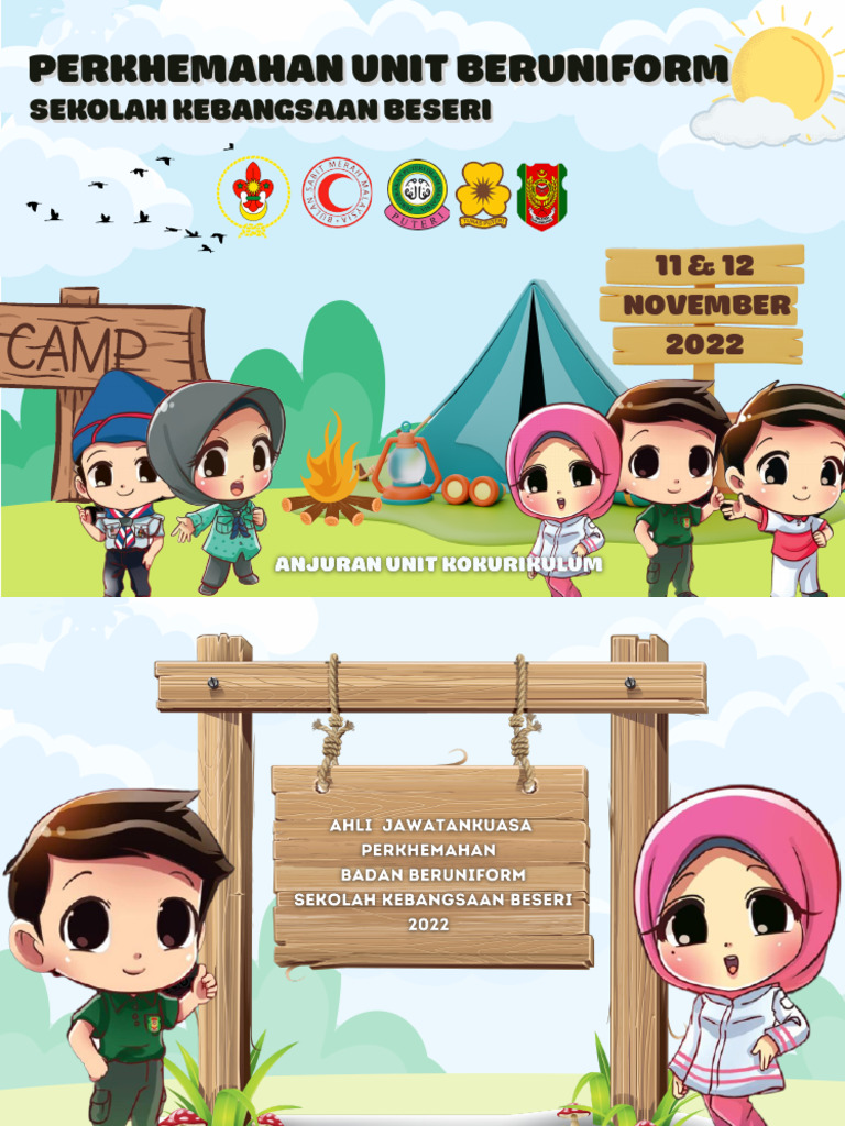 Aktiviti Perkhemahan Badan Beruniform Sekolah Kebangsaan Beseri 2022 | PDF