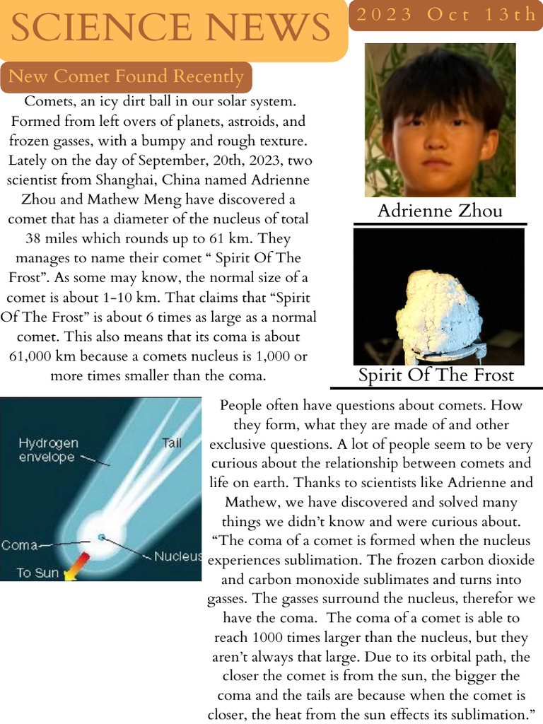 Comet Tale | PDF | Comet | Solar System