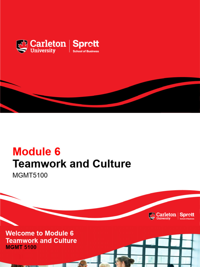Week 6 - Module 6.2 Culture | PDF | Organizational Culture | Socialization