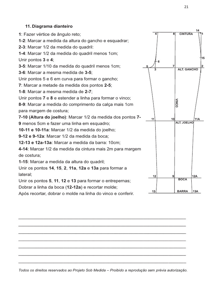 APOSTILA Corte e Costura | PDF