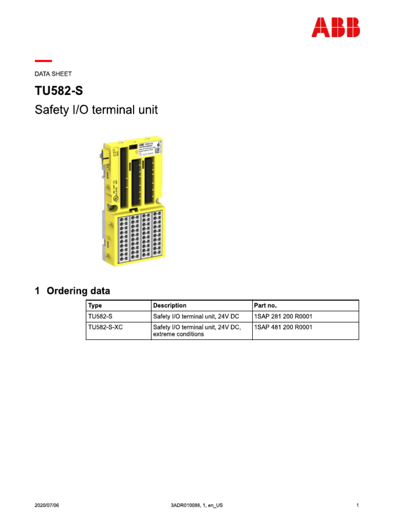 ABB SAFETY TERMINAL | PDF