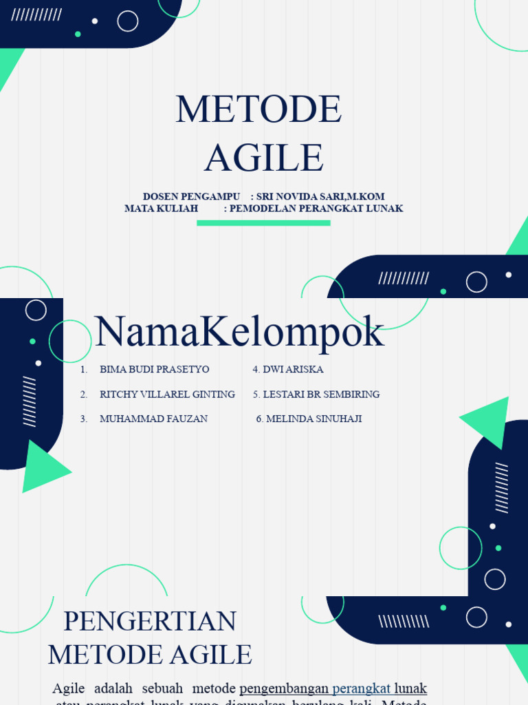 Metode Agile Kelompok 4 | PDF