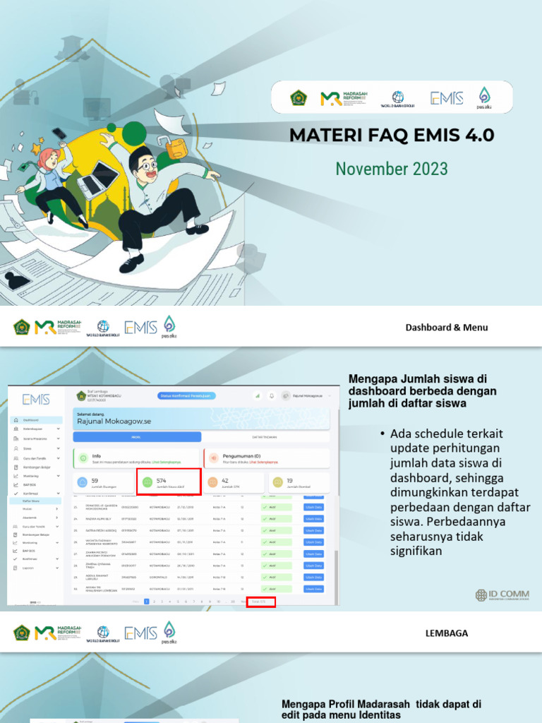 Materi Faq Emis 4.0 - November 2023 | PDF | Karier & Perkembangan | Pengelolaan Keuangan & Uang