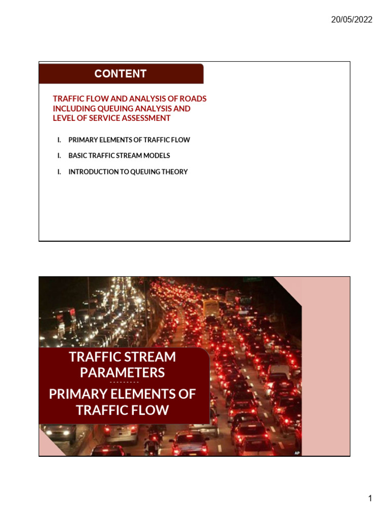 Traffic Flow Analysis and Models | PDF | Speed | Traffic