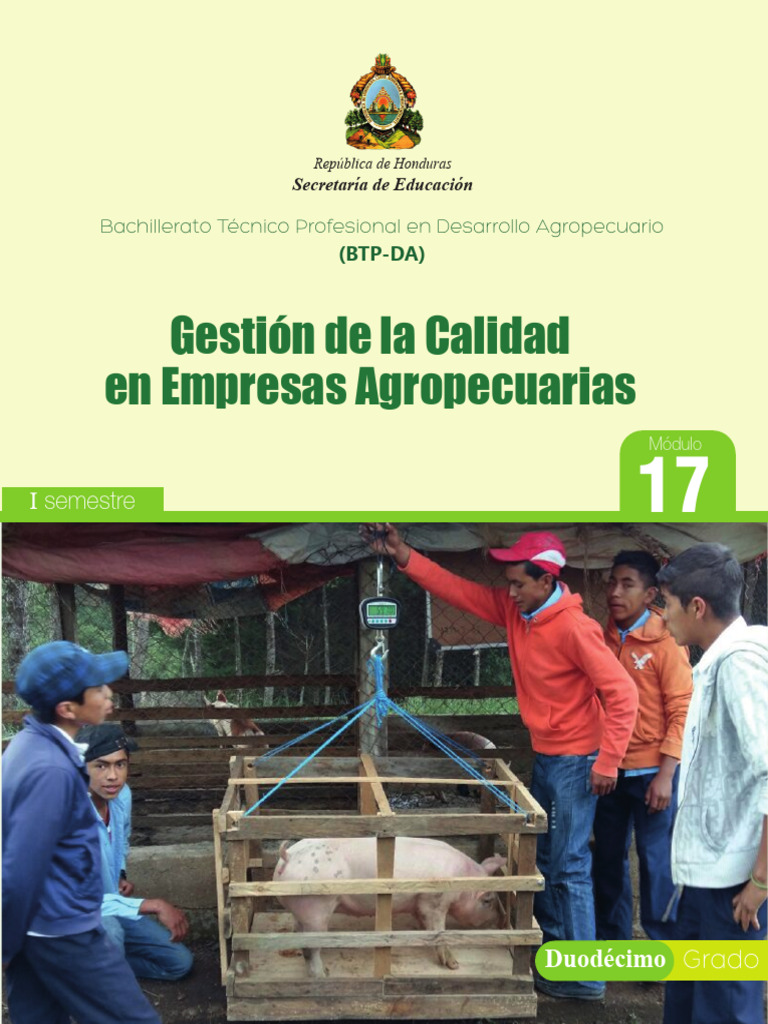 Gestión de Calidad en Agroempresas | PDF | Calidad (comercial ...