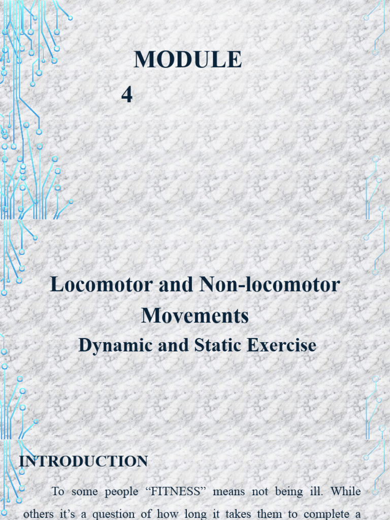 Module 4 | PDF | Physical Fitness | Skeletal Muscle