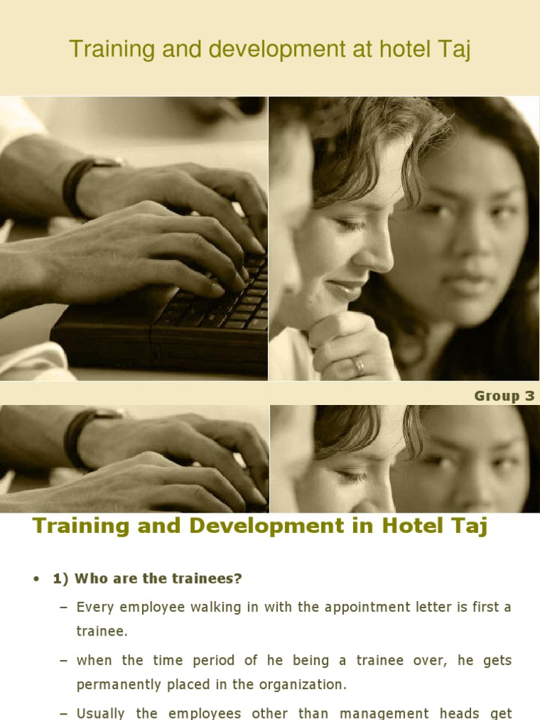 Training and Development at Taj Hotels | PDF | Economies | Business