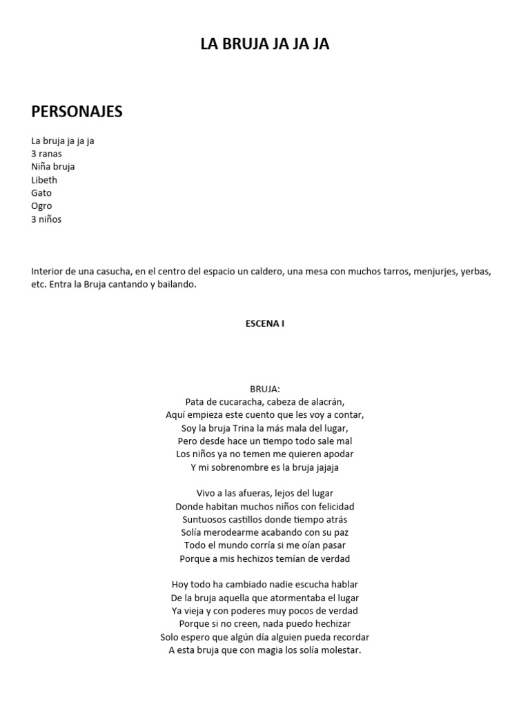 LA BRUJA JA JA JA (Autoguardado) - 1 | PDF | Brujería | Gatos