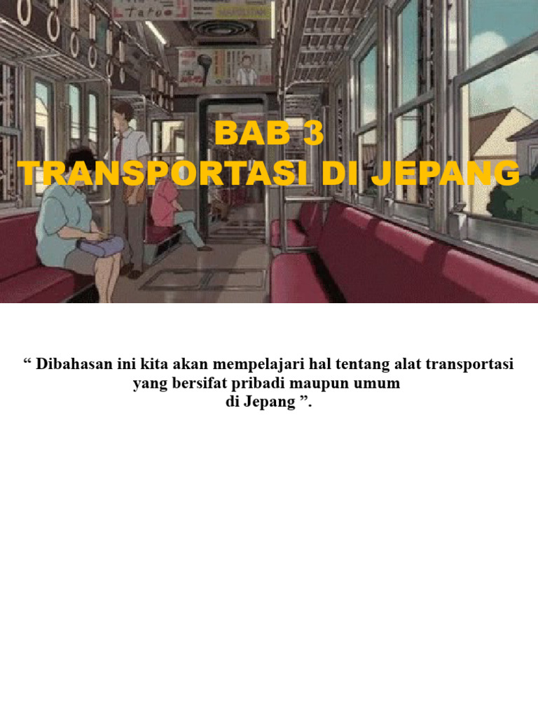Transportasi Umum di Jepang | PDF