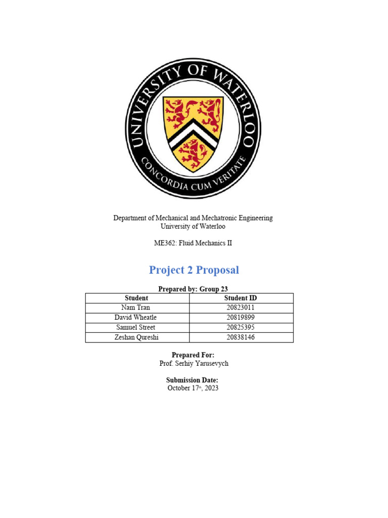 Me362 Project 2 | PDF | Science & Mathematics