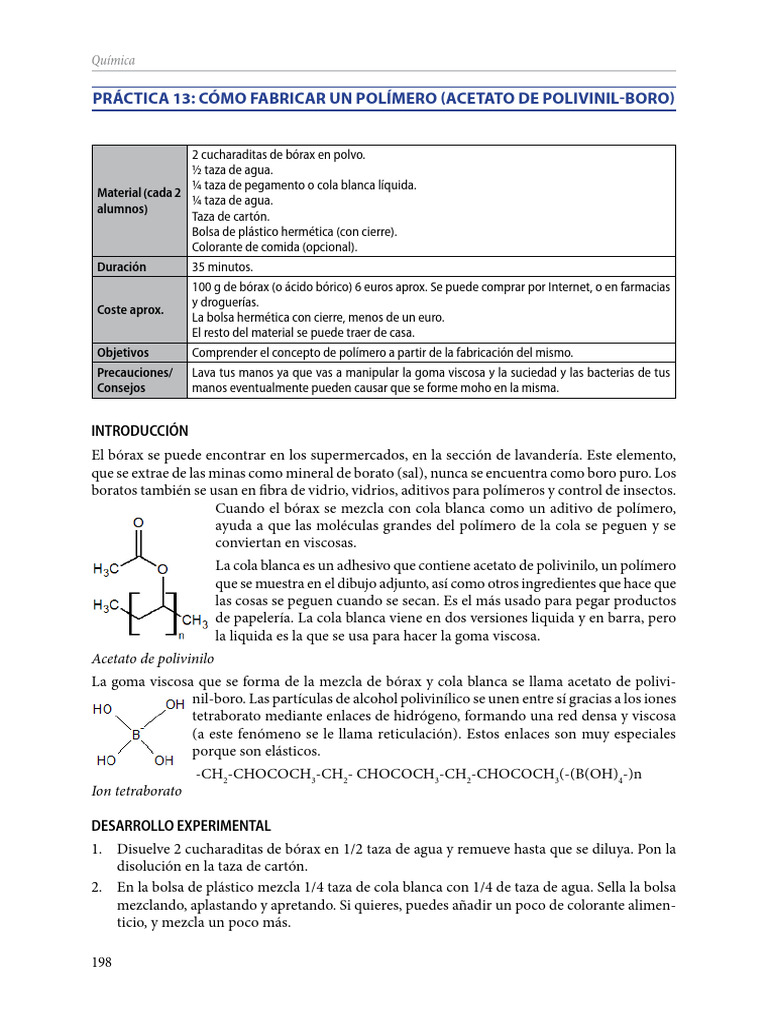 75 Experimentos en Aula-198-203 | PDF | Poliestireno | Polímeros