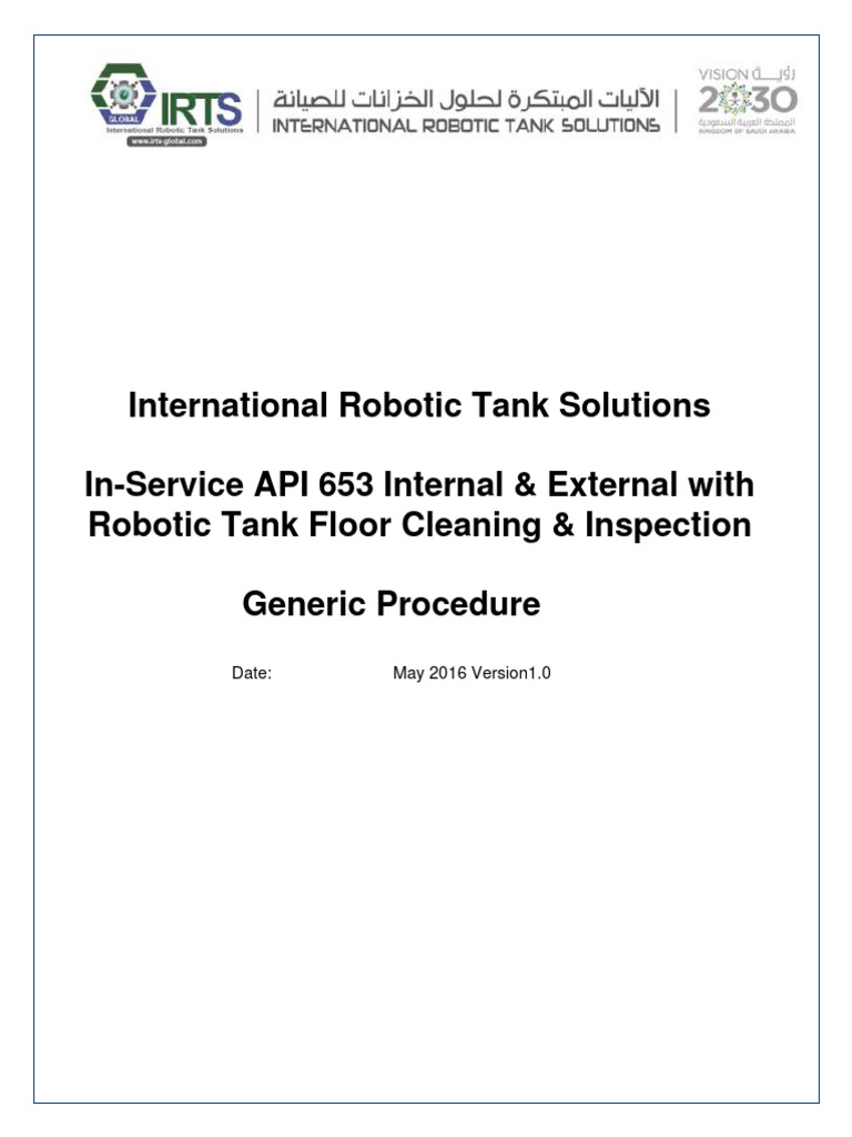 IRTS in Service Roboitc Work Procedure | PDF | Robotics | Safety