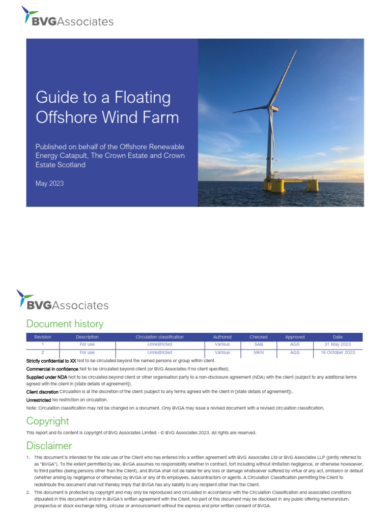 BVGA 16444 Floating Guide r2 | PDF | Offshore Wind Power | Wind Turbine