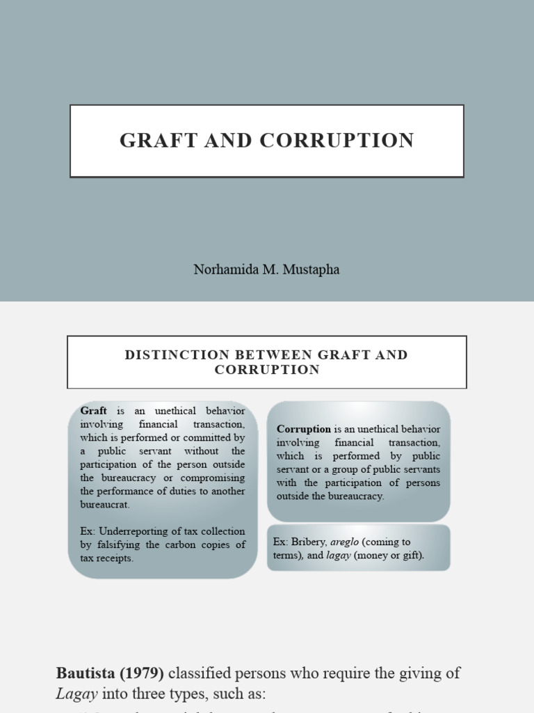 Graft and Corruption | PDF