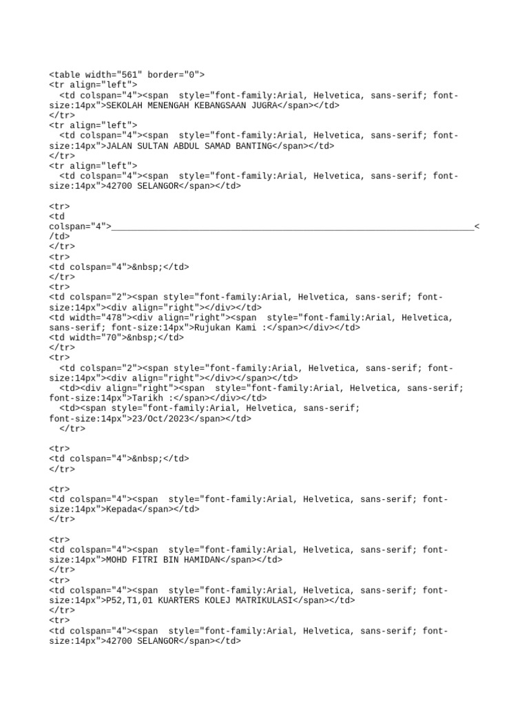 Surat Amaran Ke2 Adam Hakimi 23.10.2023 | Download Free PDF | Malaysia