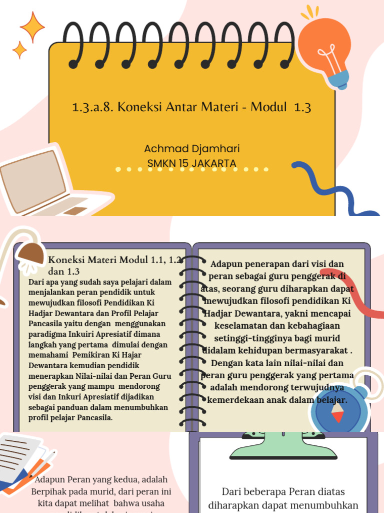 Kuning Pink Ilustrasi Lucu Brainstorm Presentasi | PDF | Karier & Perkembangan