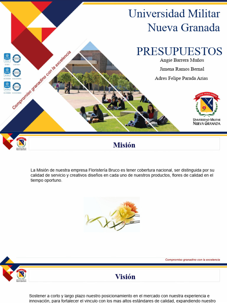 Presupuestos Jimena, Angie, Andres. | PDF