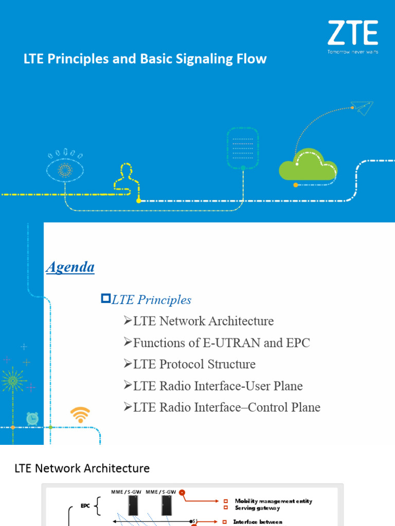LTE Principles and Basic Signaling Flow - 20190731 | PDF | Lte ...