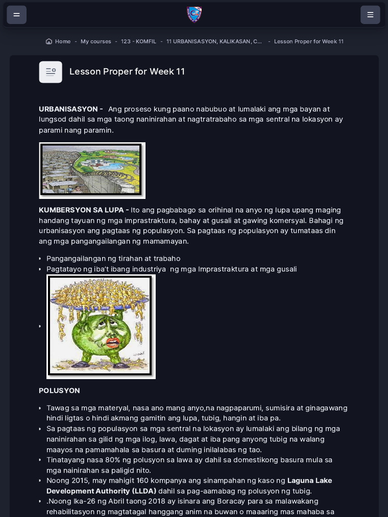 123 - KOMFIL - Lesson Proper For Week 11 | PDF