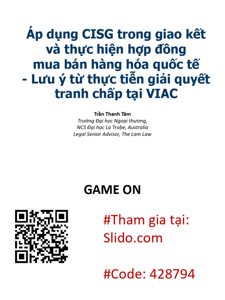 16.12.2021. CISG Training VIAC | PDF