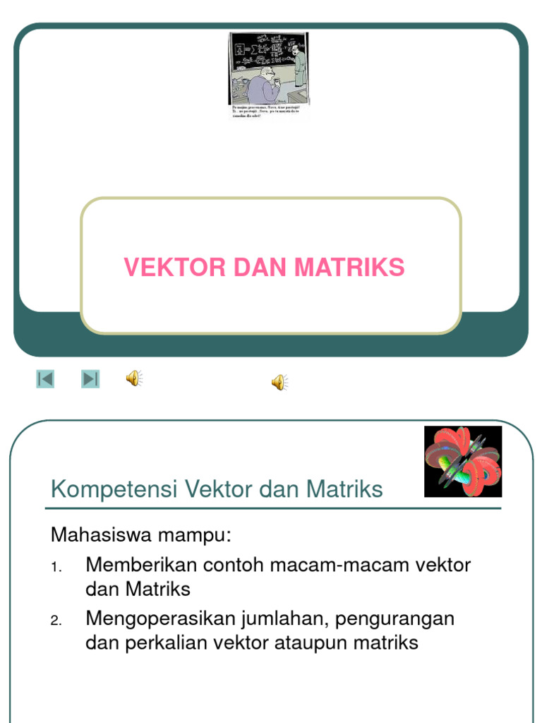 Matriks Dan Vektor | PDF