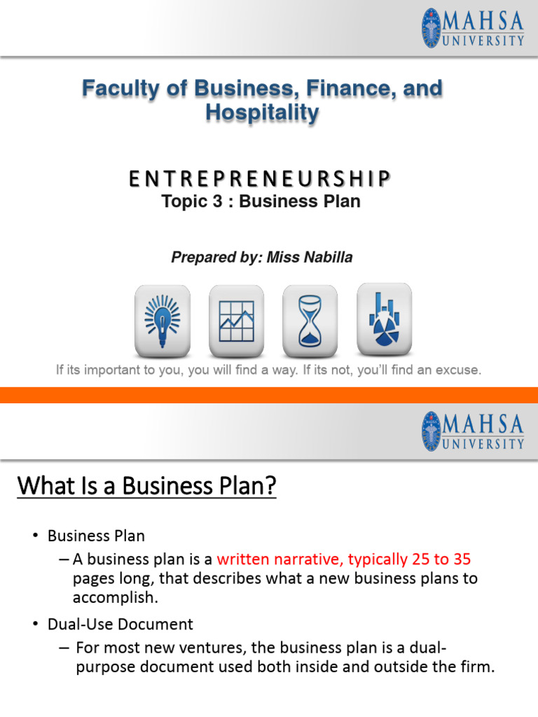 CHAPTER 3 Business Plan | PDF | Business Plan | Economies