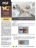 Crochet Cocker Spaniel Guide | PDF | Crochet | Screw