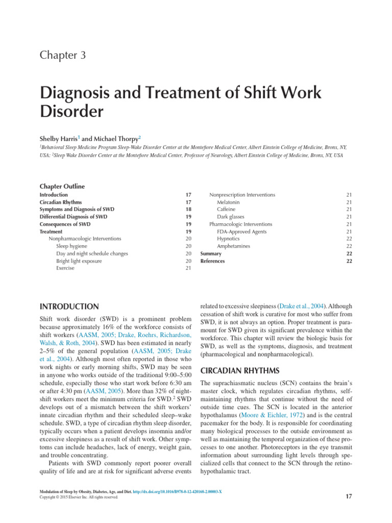 SWSD | PDF | Sleep | Circadian Rhythm