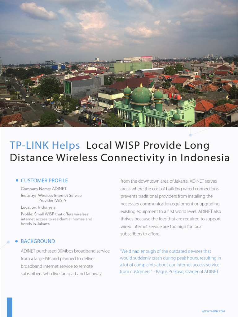 Tp-Link CS Wisp | PDF | Internet Access | Internet Service Provider