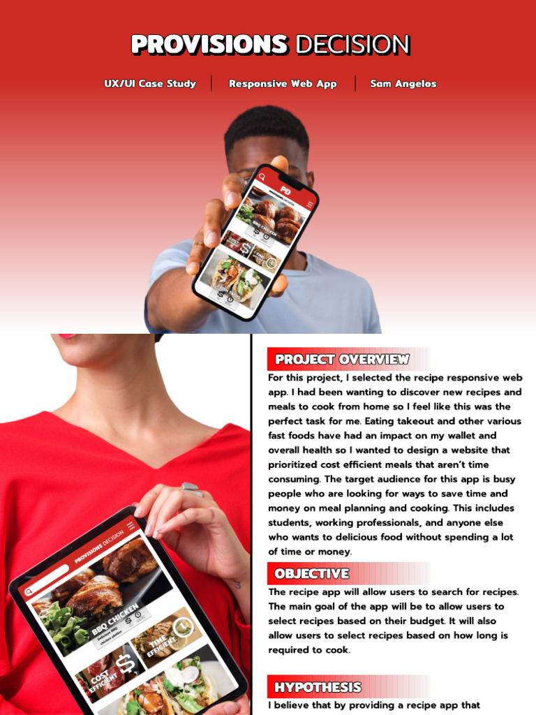 Provisions Decision - A Web Responsive App Case Study | PDF | Usability