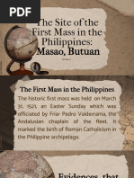 Riph - The Site of The First Mass in The Philippine | PDF | Philippines