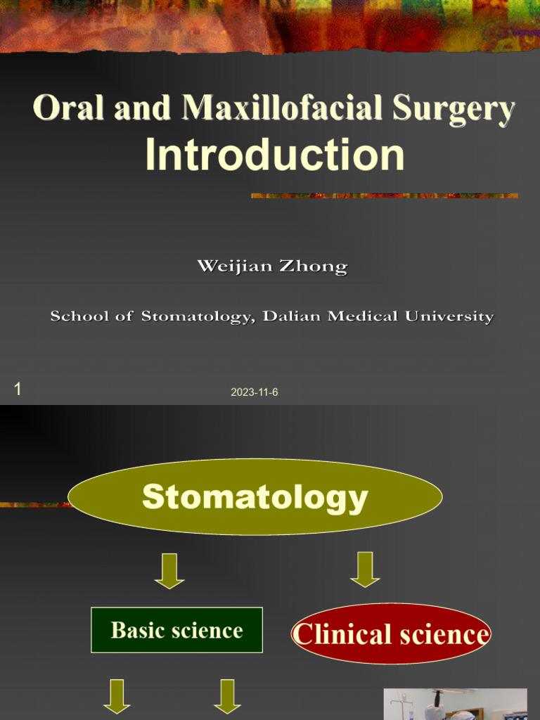 1-Guide of OMS (2h) 2023 N | PDF | Oral And Maxillofacial Surgery | Dentistry